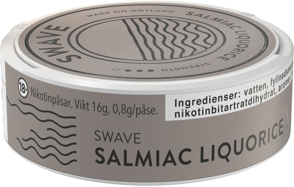 Swave Slim Salmiac Liquorice