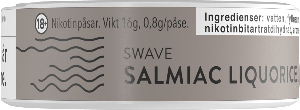 Swave Slim Salmiac Liquorice